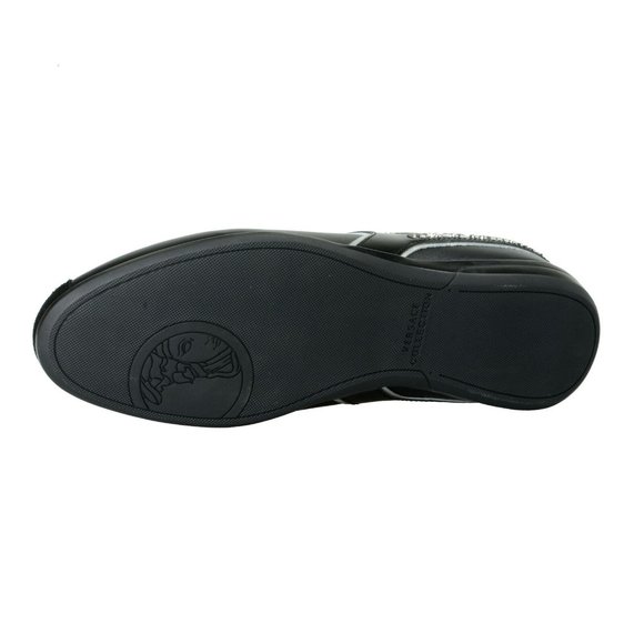 Versace Collection | Shoes | Versace Collection Mens Black Leather ...